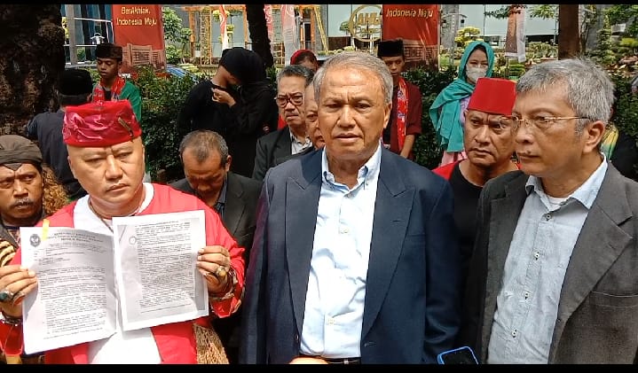 Laskar suku betawi geruduk datangi Kemenkumham