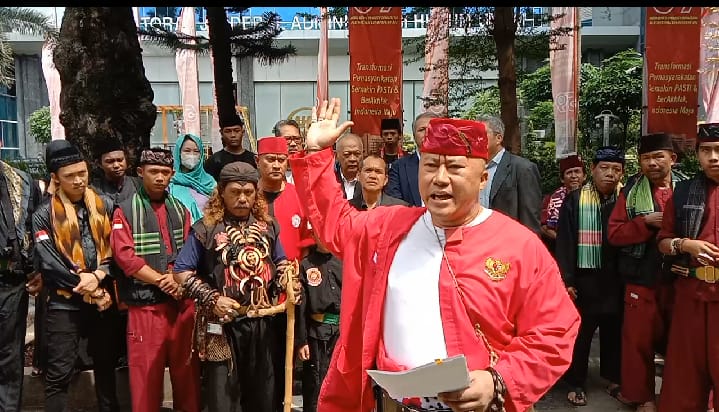 Laskar suku betawi geruduk datangi Kemenkumham